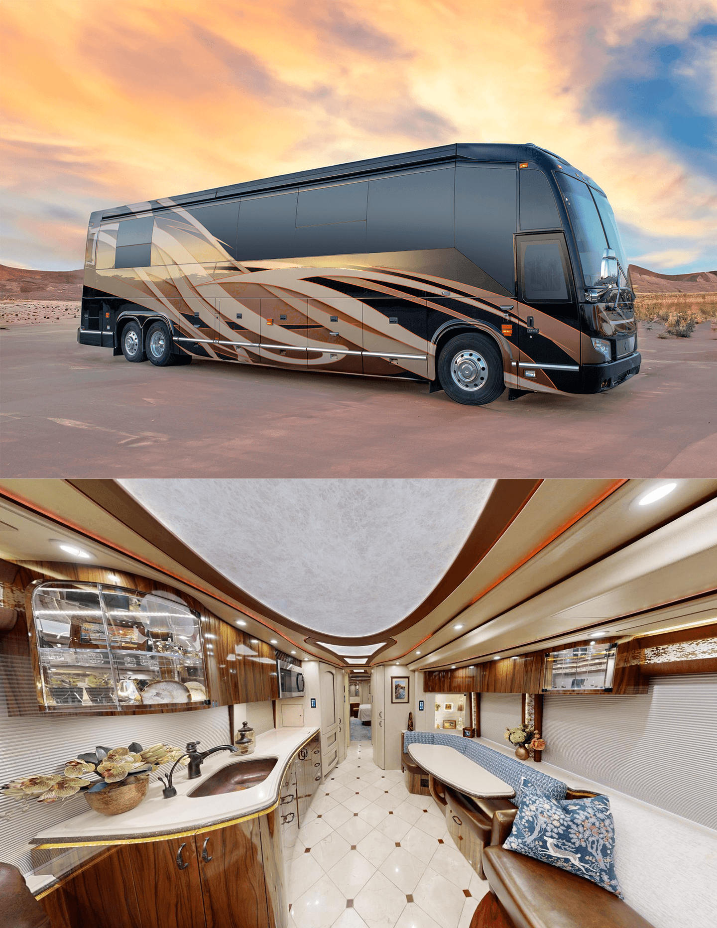 Rent a Luxury RV: Our Coaches